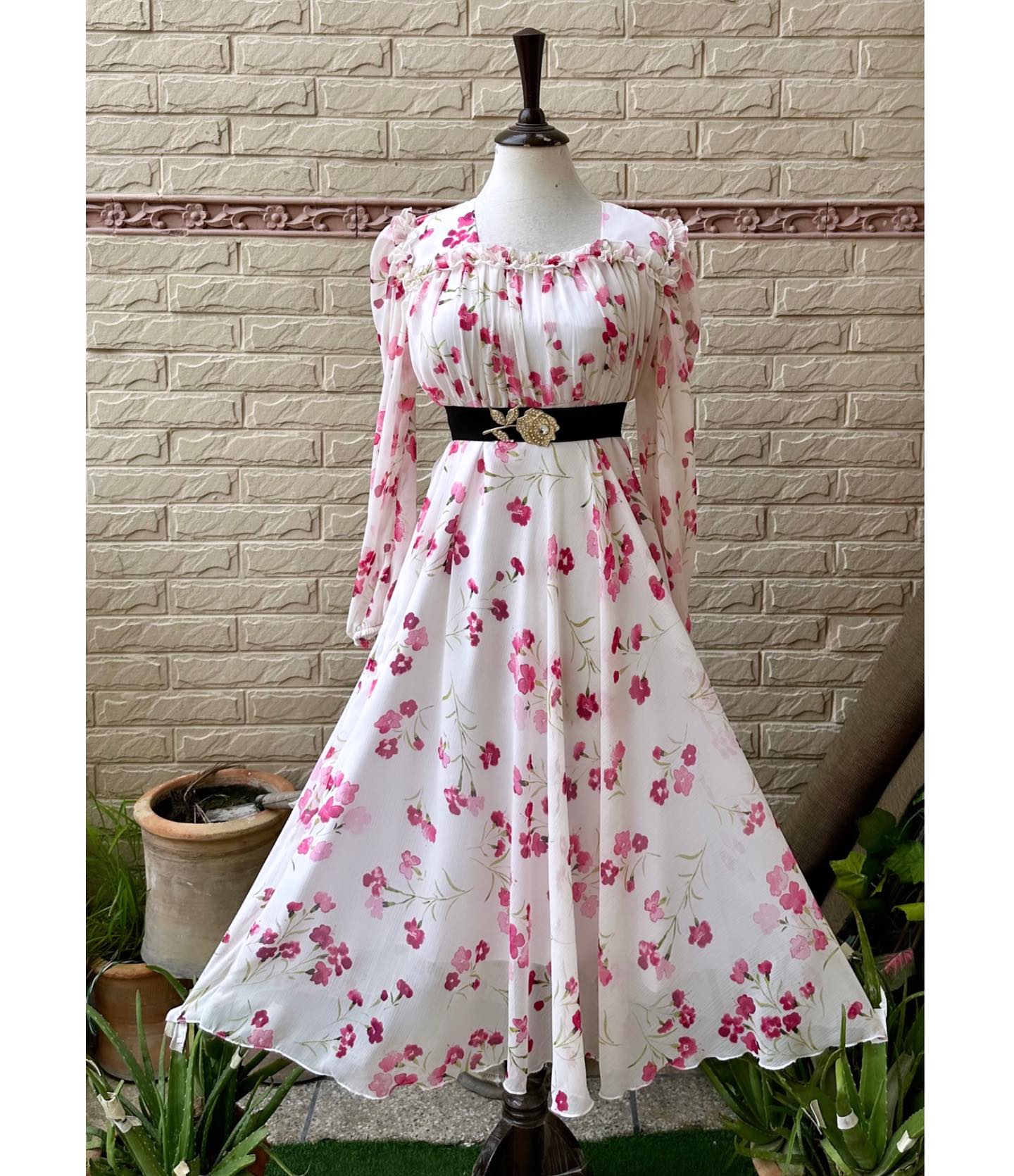 Chiffon Fleur Frock
